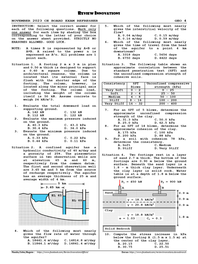 Geo - 4 | PDF | Aquifer | Stress (Mechanics)