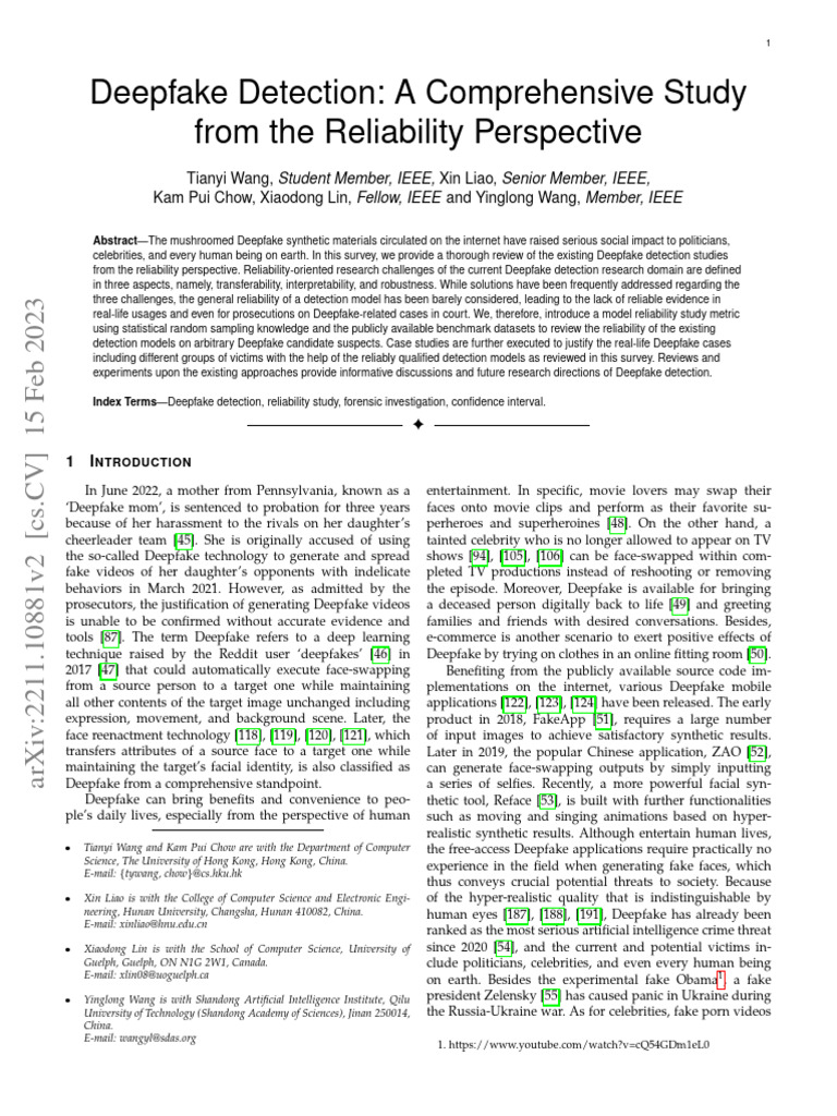 Deepfake Case Study | PDF | Deep Learning | Artificial Intelligence