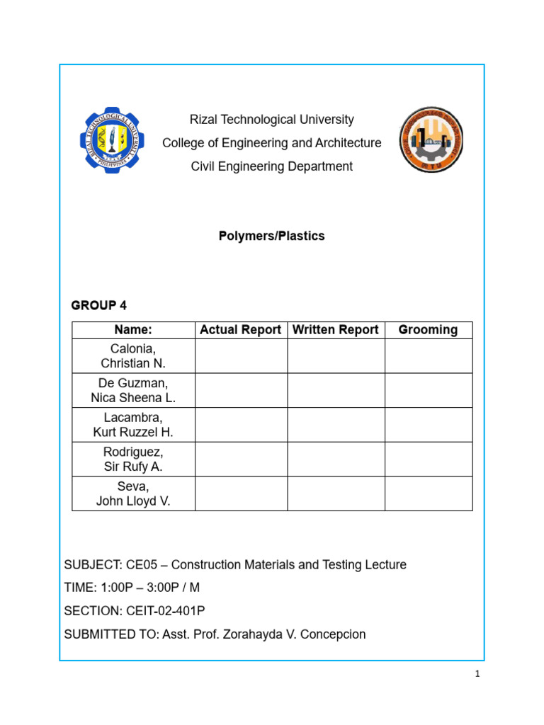POLYMERS | PDF | Polymers | Plastic