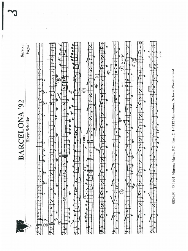 Bassoon | PDF