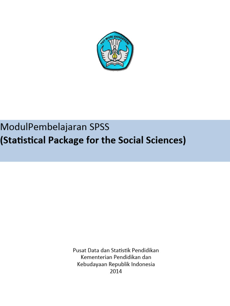 Modul Pembelajaran SPSS | PDF | Bisnis | Seni