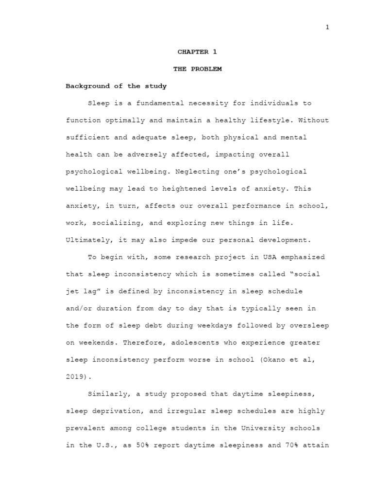 RESEARCH REFERENCE | PDF | Sleep | Sleep Deprivation