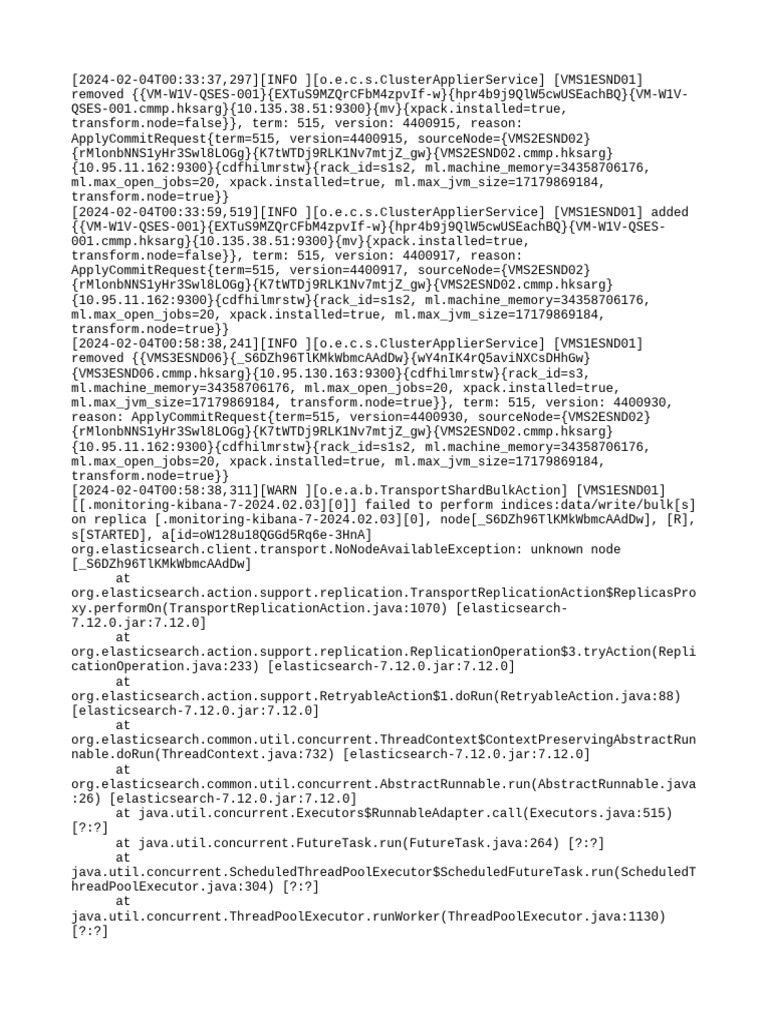 Elasticsearch 2024 02 04 1 | PDF | Computing | Computer Programming