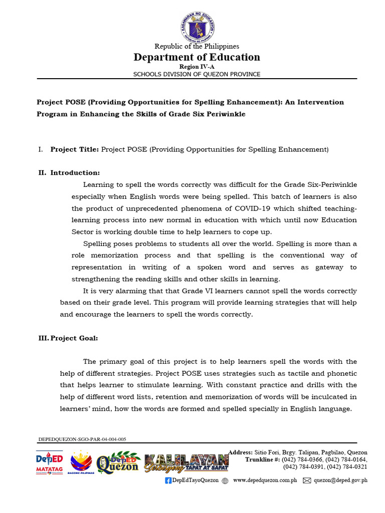 Action Plan | PDF | Learning | Cognition