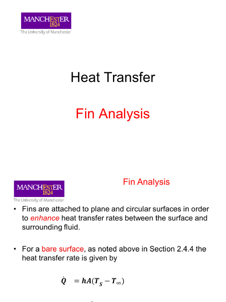 Set 4 Heat Transfer Fin Analysis2 | PDF | Heat Transfer | Thermal ... Set 4 Heat Transfer Fin Analysis2 | PDF | Heat Transfer | Thermal ...