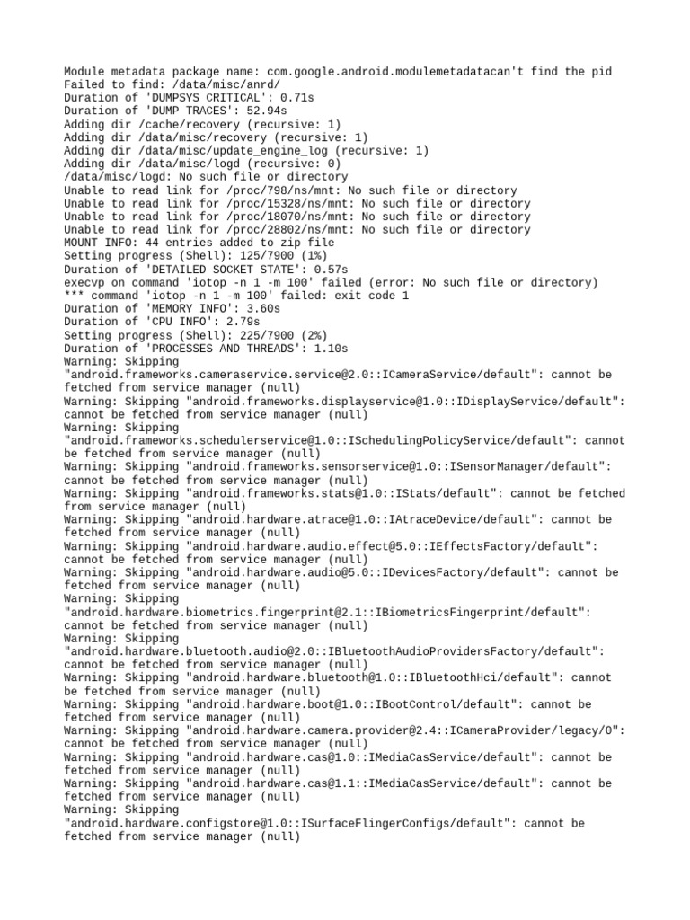 Bugreport Channel QPYS30.52 22 14 2023 08 15 02 46 25 Dumpstate - Log ...
