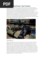 Sniper Math Formulas for Long Range Shooting | PDF