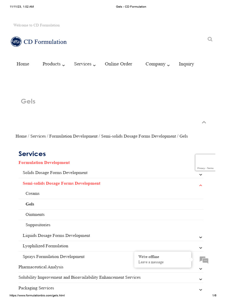 Gels - CD Formulation | PDF | Topical Medication | Pharmaceutical Formulation