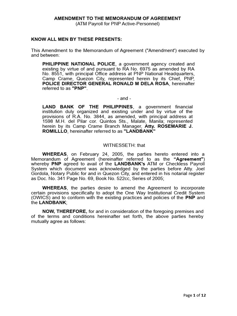 Moa With LBP | PDF | Debit Card | Credit Card