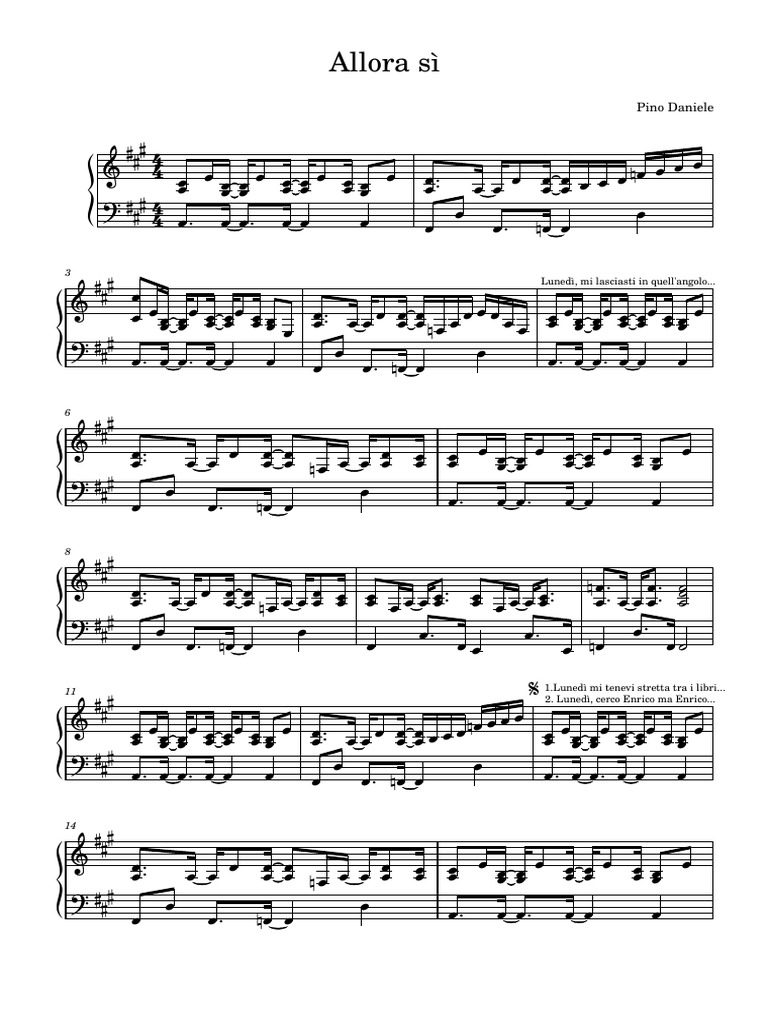Allora Sì | PDF