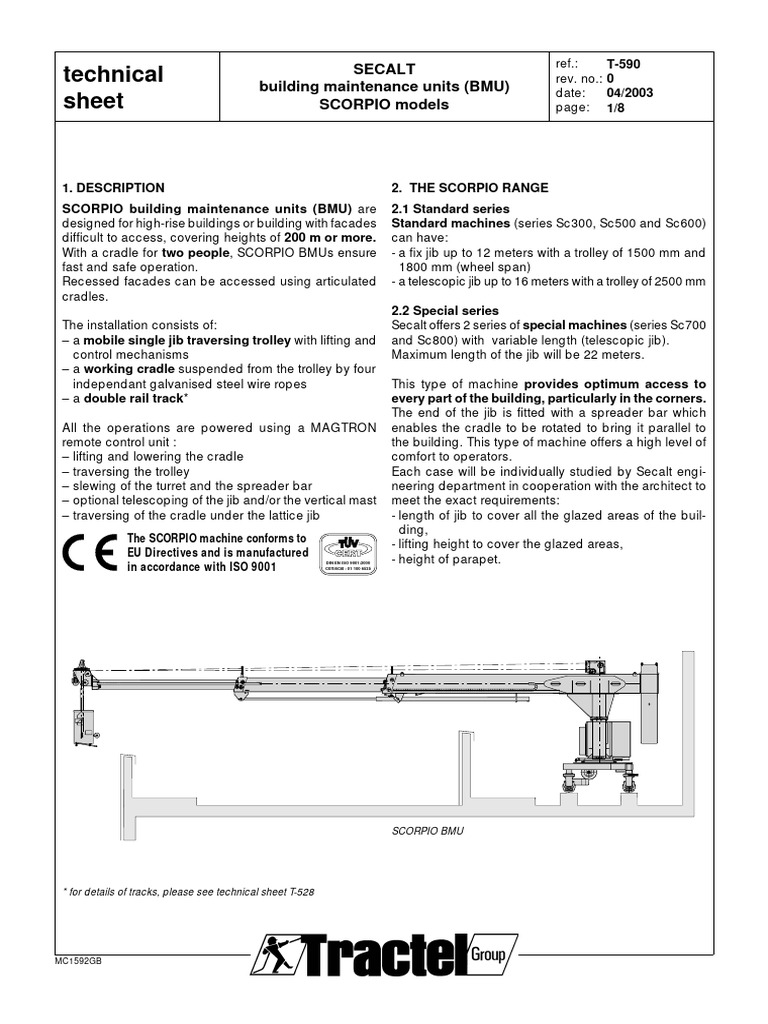 SCORPIO - GB - BMU Specification | PDF | Programmable Logic Controller | Telephone