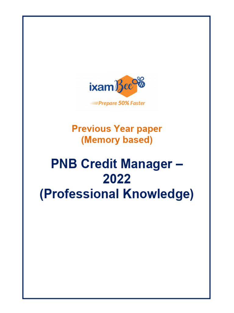 Previous Year Memory Based Paper | Download Free PDF | Revenue | Equity ...