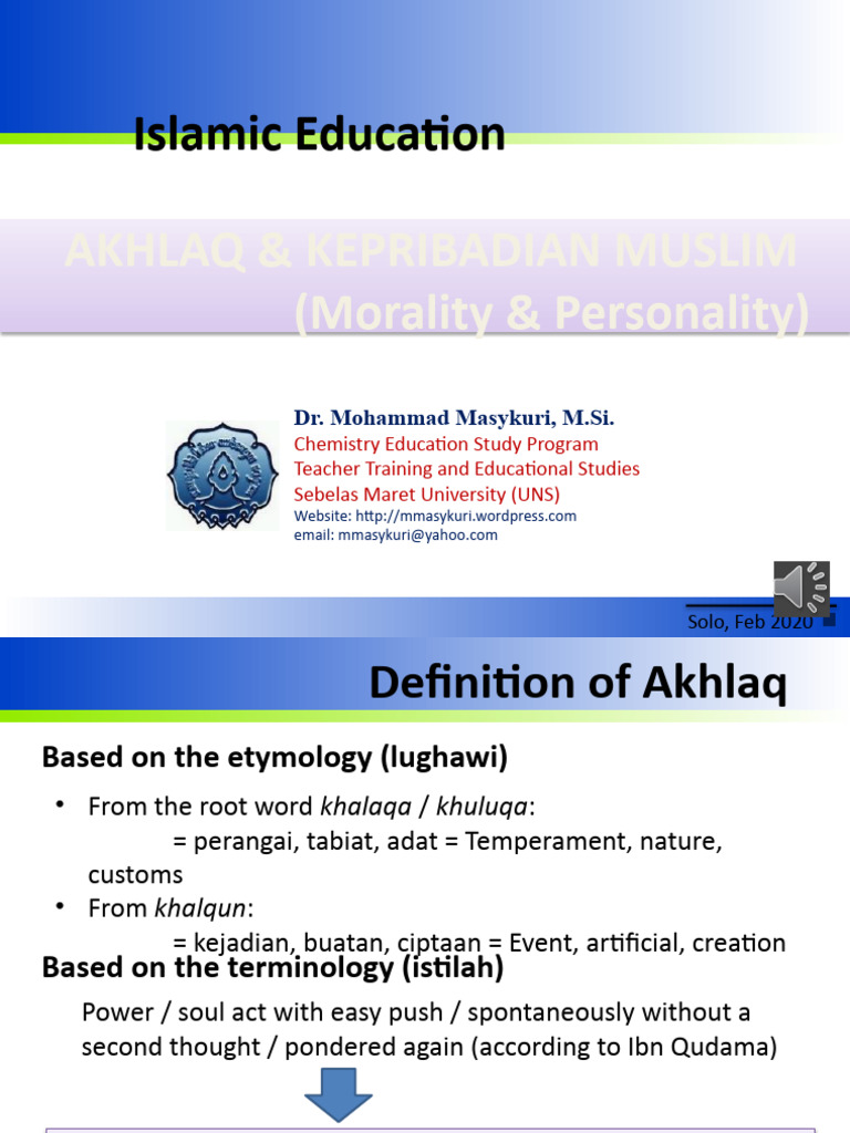 Islamic Morality for Educators | PDF | Abrahamic Religions | Islamic ...