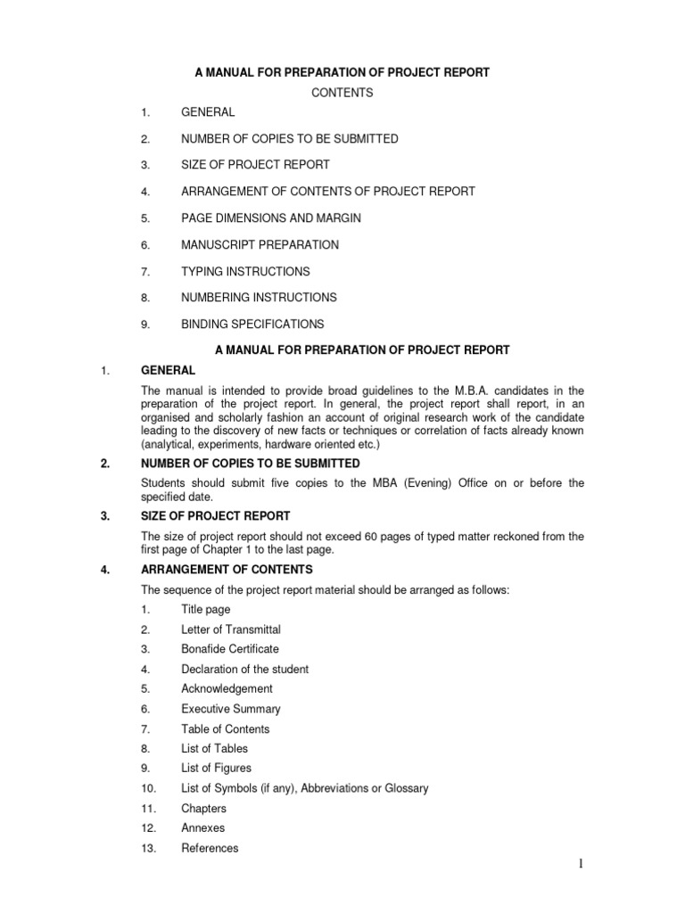 Guidline For Project Paper | PDF | Paragraph | Manuscript