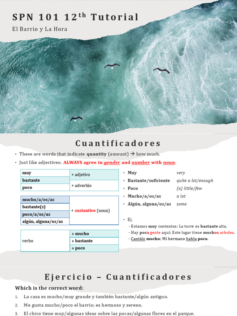 12th Tutorial Presentation S1 | PDF | Semántica | Morfología