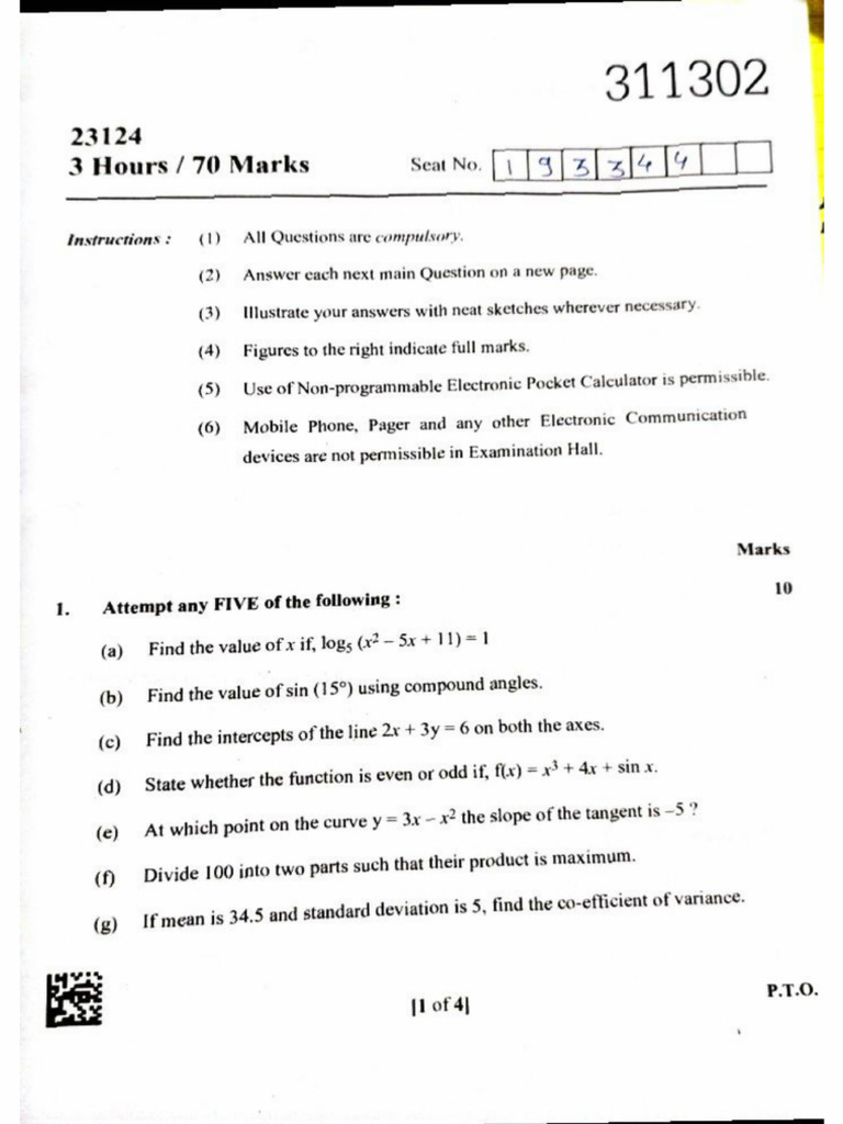 311302-2023-Winter-Question-Paper (Msbte Study Resources) | PDF