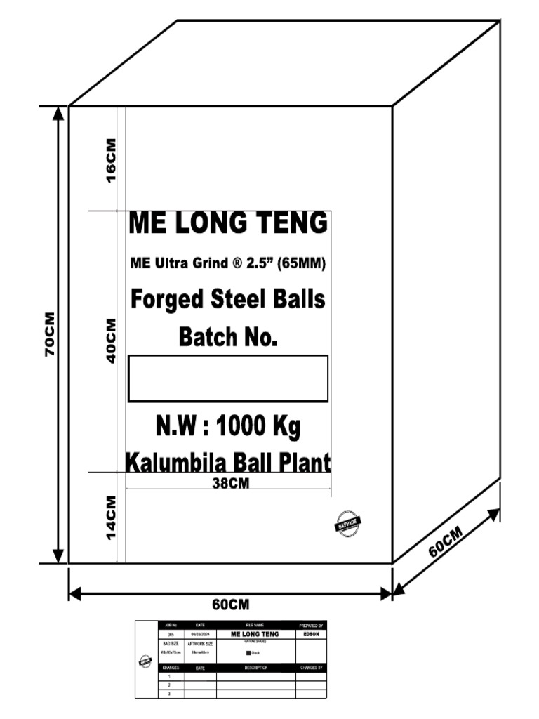 Me Long Teng 1000kg Bag | PDF