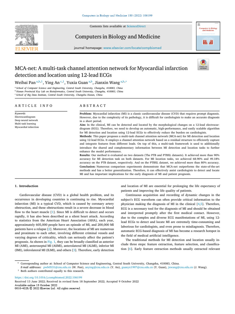 MCA-net - A Multi-Task Channel Attention Network For Myocardial ...