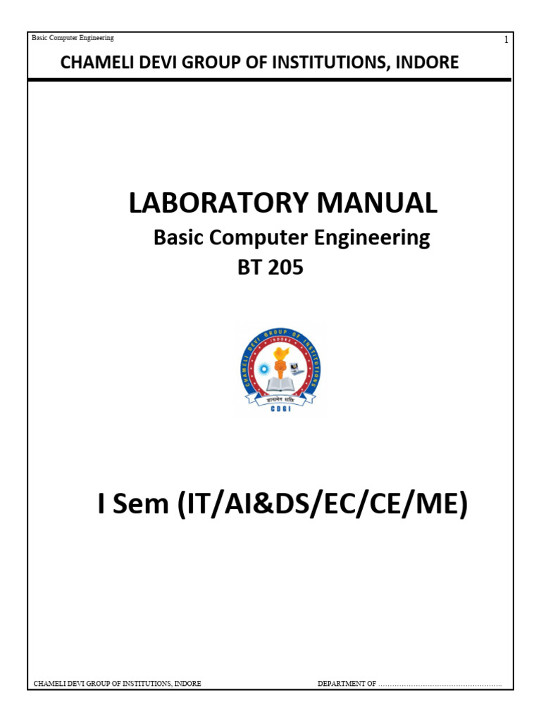 BT205 BCE Lab Manual - 1702453890 | PDF | Queue (Abstract Data Type) | Method (Computer Programming)