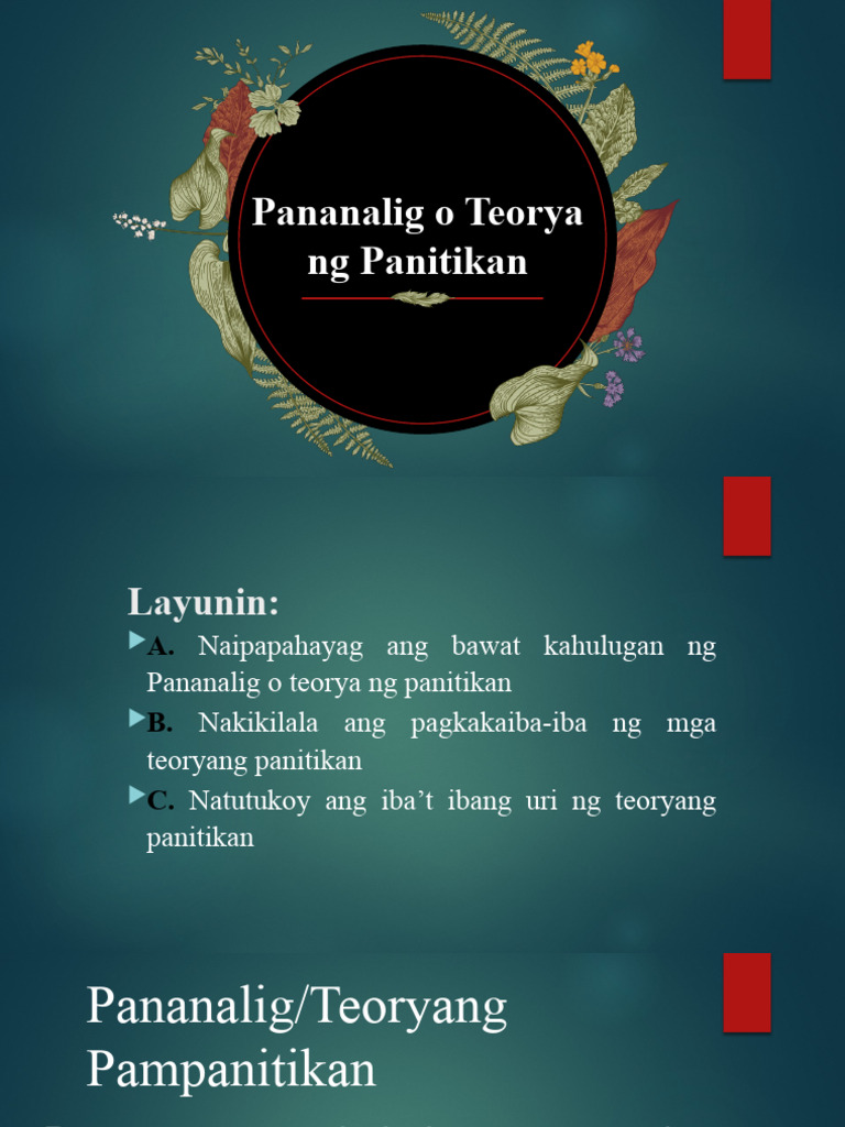 Pananalig o Teorya NG Panitikan | PDF