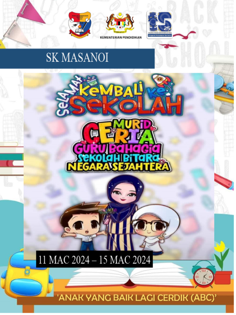 Kertas Kerja Program Minggu Pertama Persekolahan 2024 | PDF