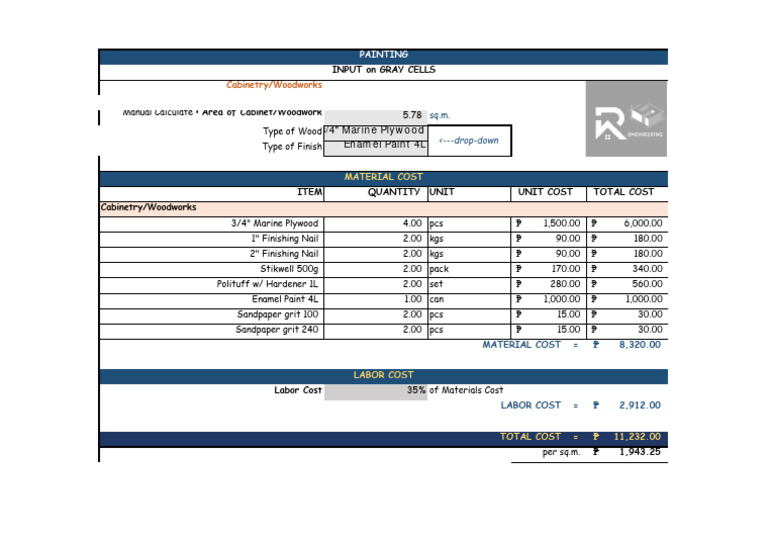 Automated Estimate- Fit Out Dec 21 2023-01_cabinetrywoodworks | PDF