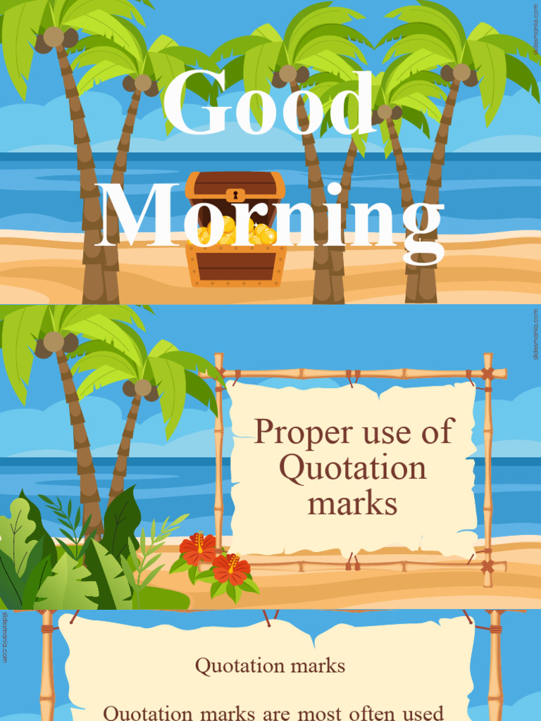 Quotation Marks | PDF | Quotation Mark