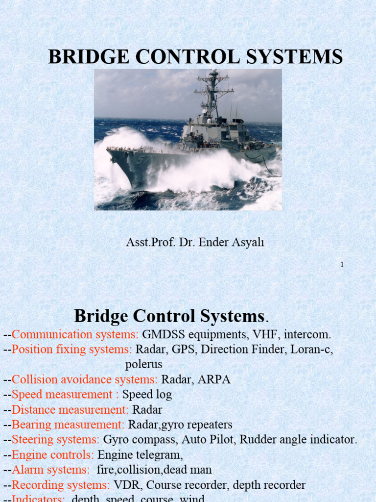 Bridge Control | PDF | Compass | Measuring Instrument