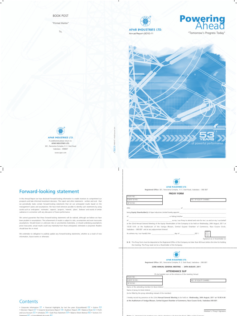 Ahead: Powering | PDF | Dividend | Equity (Finance)