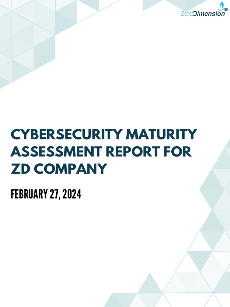 Cybersecurity Maturity Insights | PDF | Computer Security | Security
