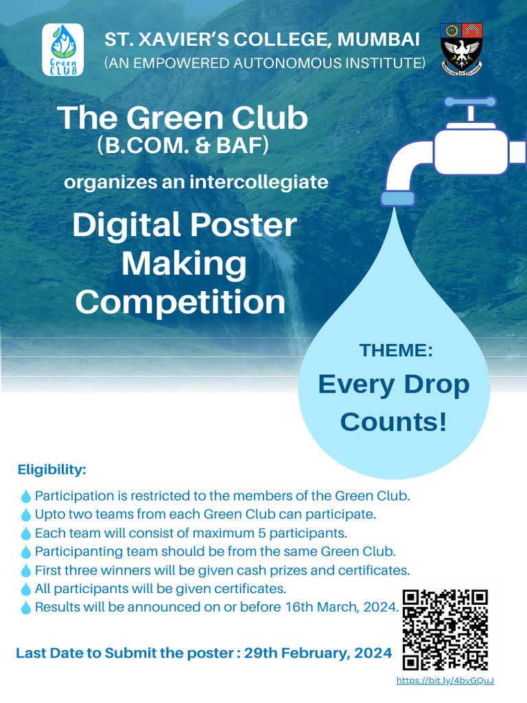Digital Poster Making Competition Brocher | PDF | Human Communication ...