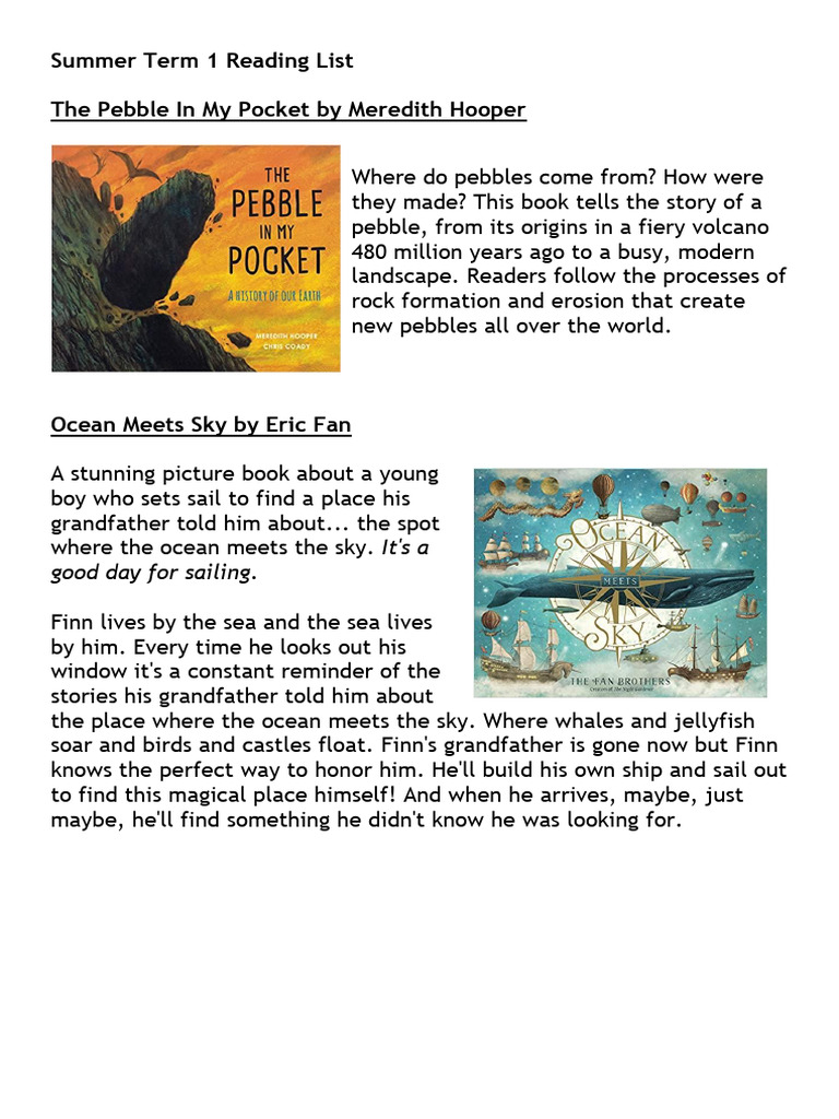 Year 3 Book List | PDF