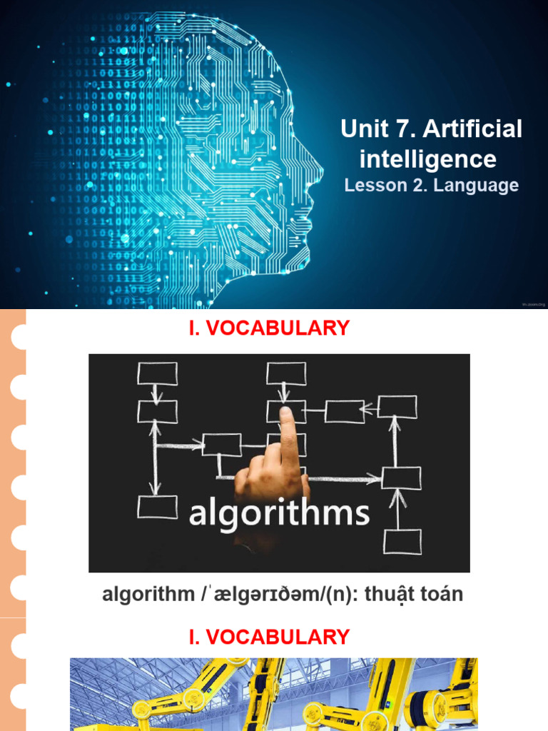 Unit 7 Artificial Intelligence Lesson 2 Language | PDF | Computer Science | Cognitive Science