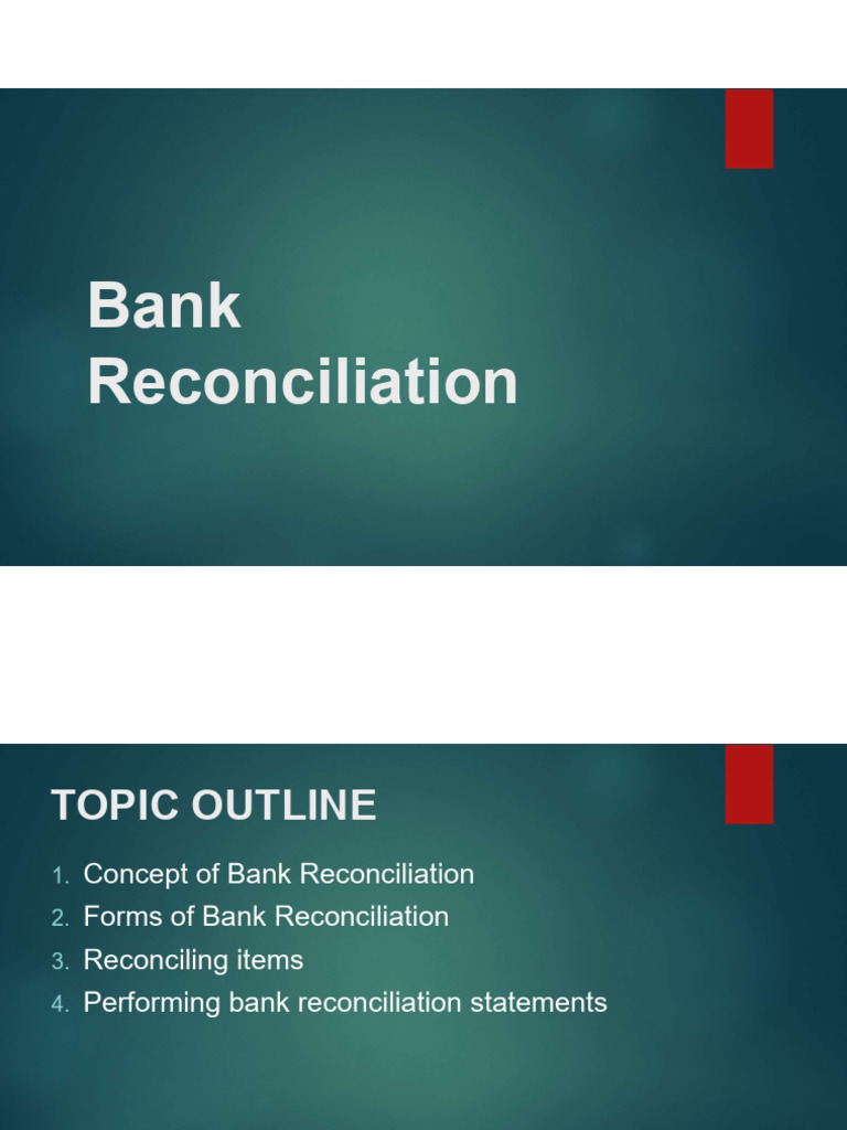 Chapter 2 Bank Reconciliation | PDF | Banks | Deposit Account