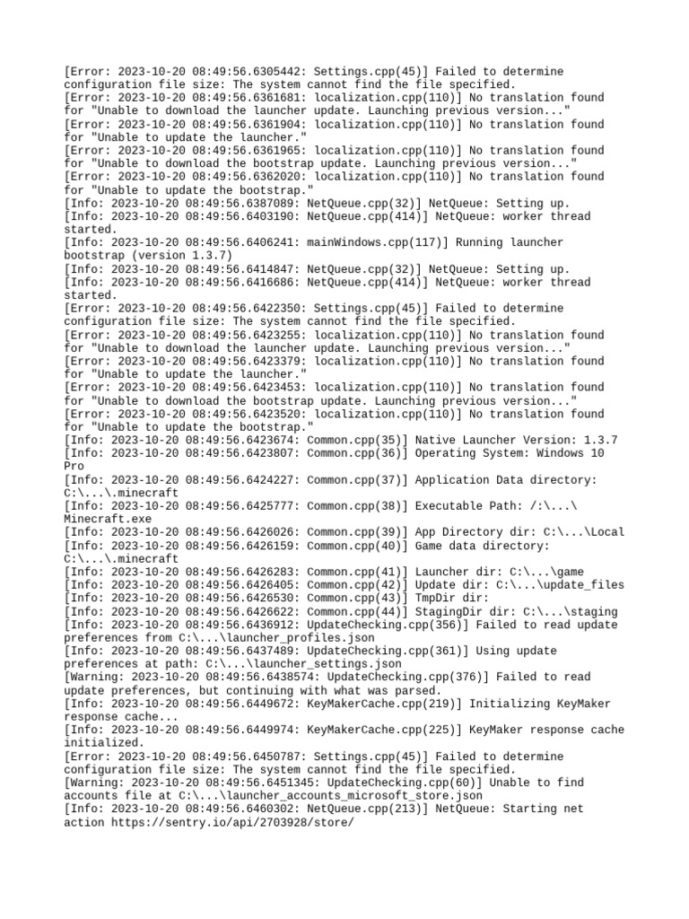 Launcher Log | PDF | Computer File | System Software