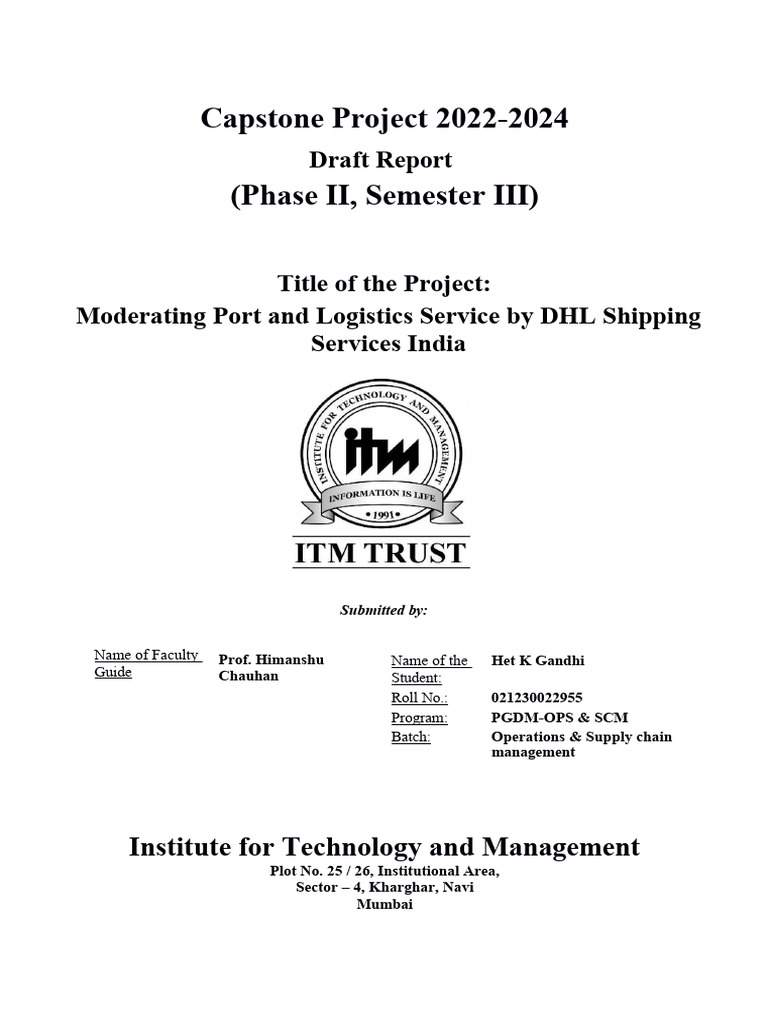 Capstone Phase 2 | PDF | Containerization | Cargo