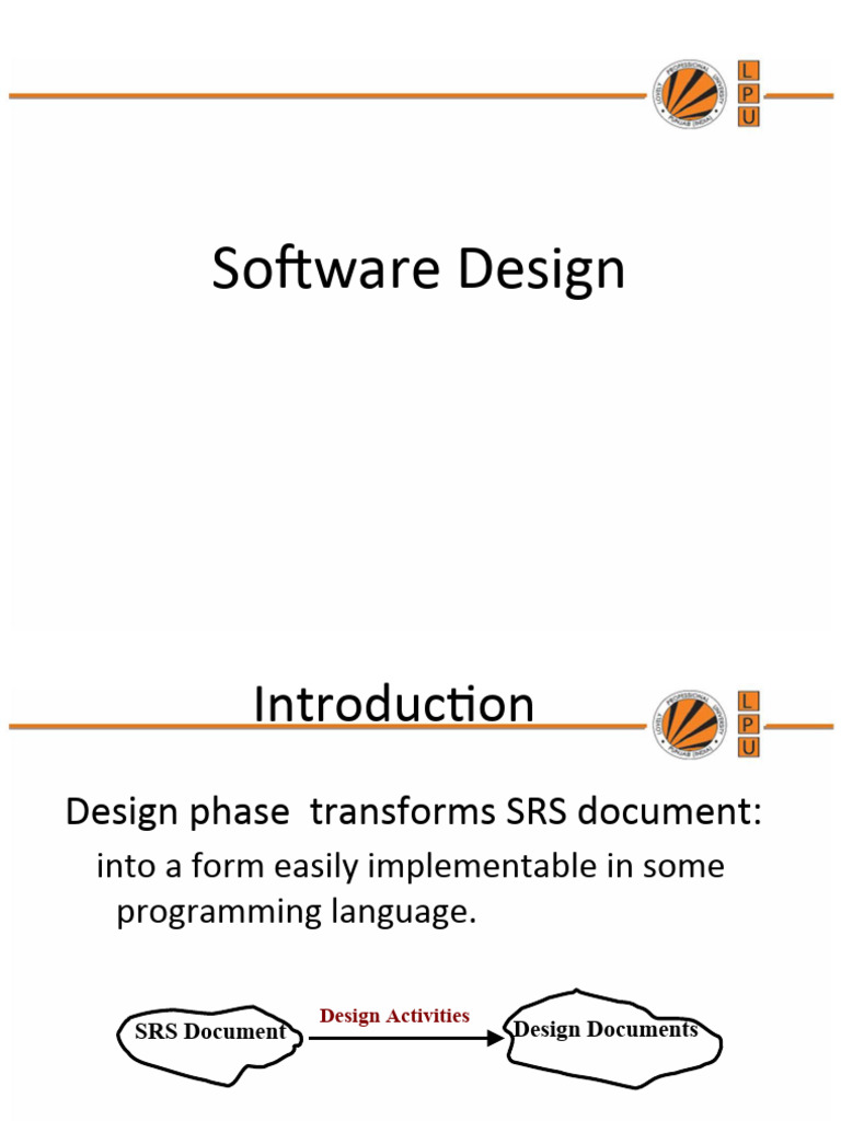 5.software Design | Download Free PDF | Object (Computer Science) | Modular Programming