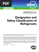 ASHRAE 34 - 2019 Designation and Safety Classification of Refrigerants | PDF | Oxide | Chemistry