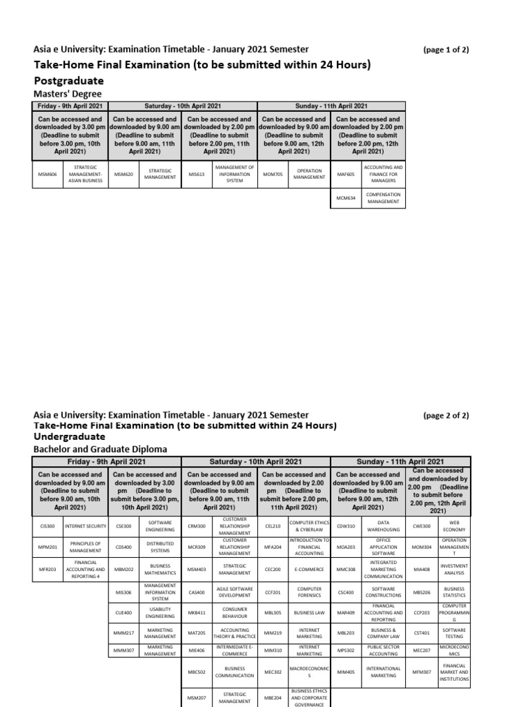 Attachment B - Take-Home Final Examination (To Be Submitted Within 24 ...