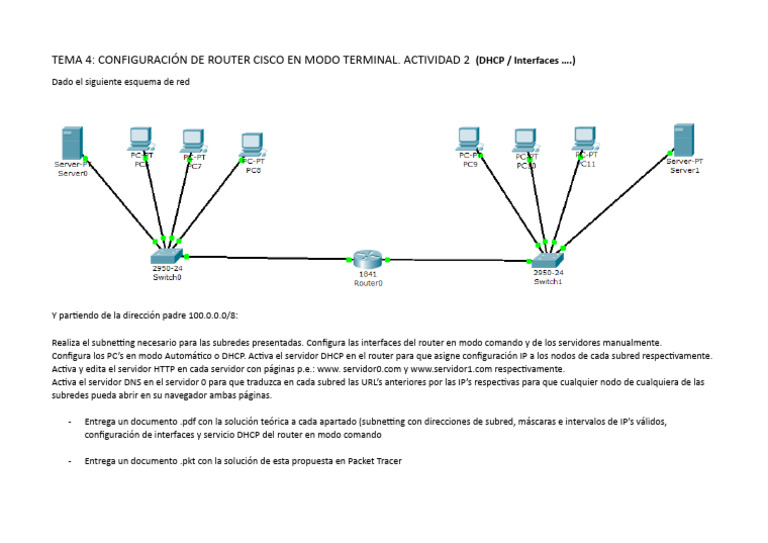 Conf Router Modo Terminal 2 | PDF