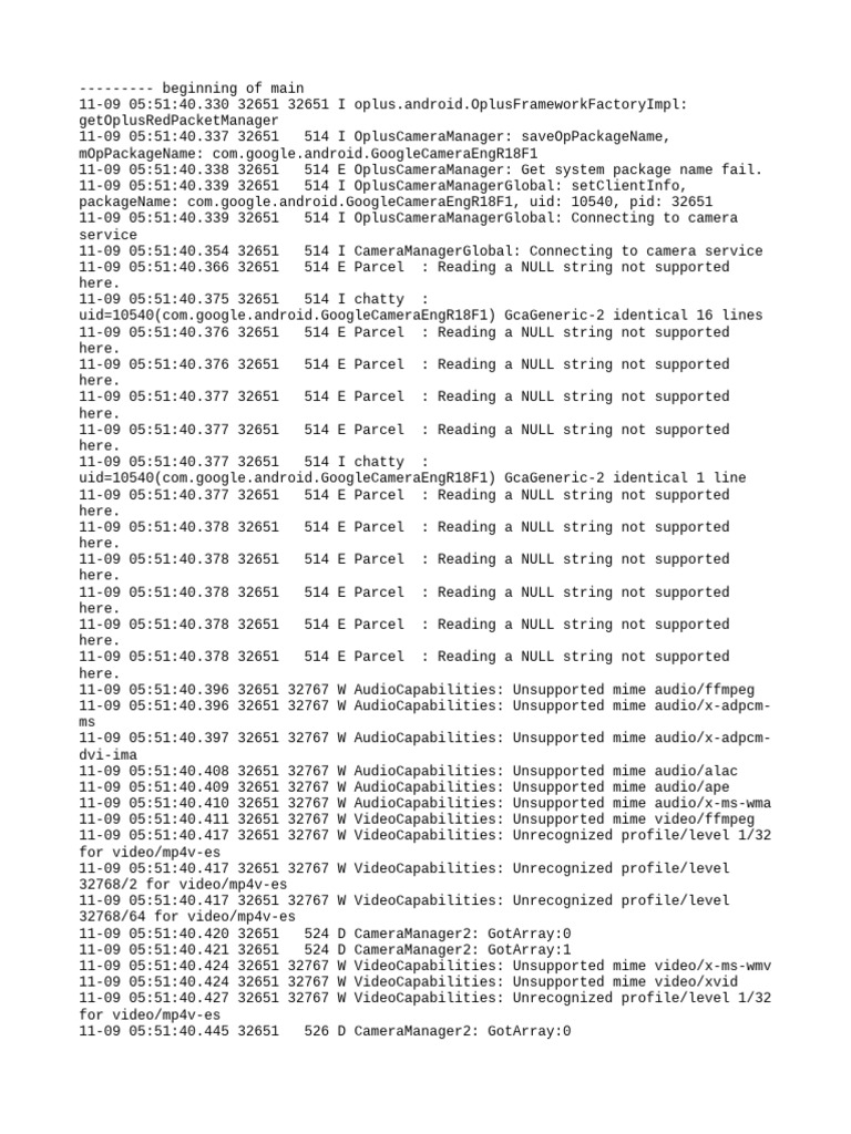 Log Cat 1699480300138 | PDF | Computer Programming | Computing