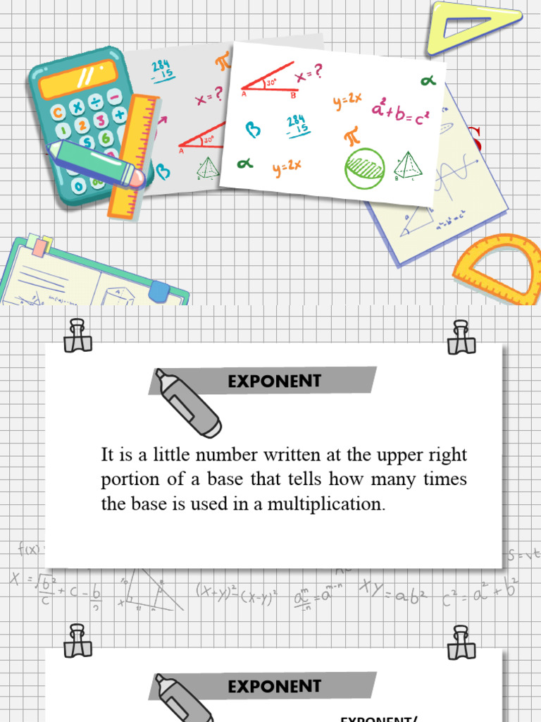 Laws of Exponents | Download Free PDF | Elementary Mathematics | Arithmetic