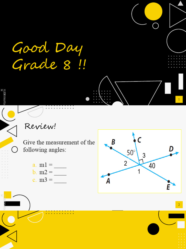Triangle Congruence for Grade 8 | PDF | Triangle | Euclidean Geometry