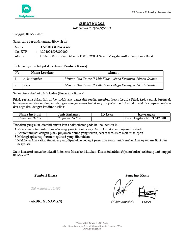 001.Sk Andri Gunawan | PDF