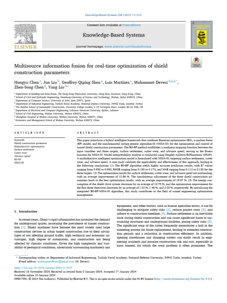 1 s2.0 S0950705124000480 Main | PDF | Mathematical Optimization | Machine Learning