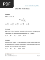 Formulas Useful For The AMC 10 and AMC 12 | PDF | Mathematics ...