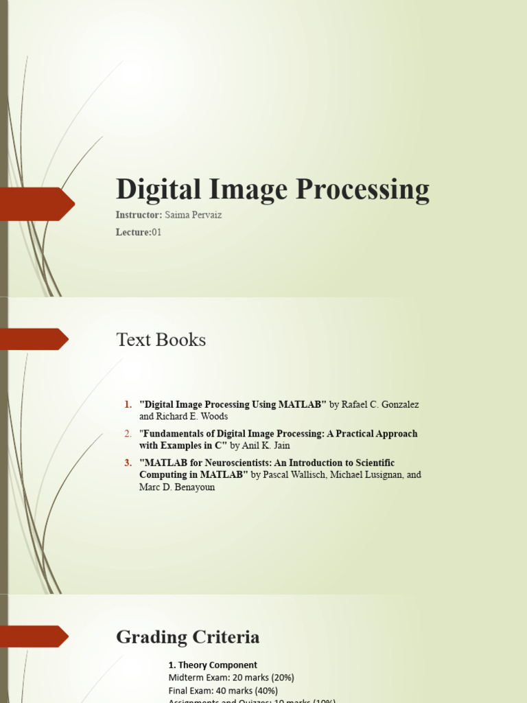 DIP Lec 1 | PDF | Computer Vision | Image