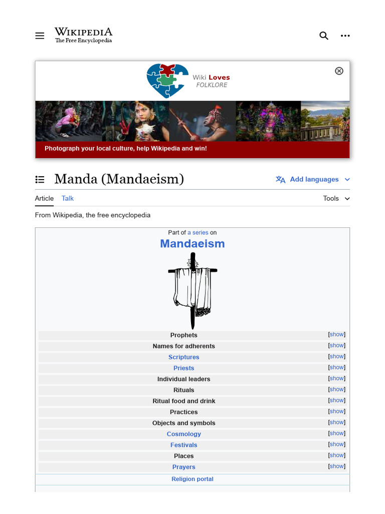 Manda (Mandaeism) | PDF | Gnosis | Religious Belief And Doctrine