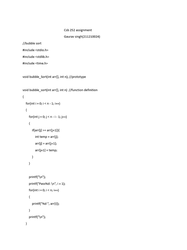 CSB 252 Assignment | PDF | Control Flow | Software Development CSB 252 Assignment | PDF | Control Flow | Software Development