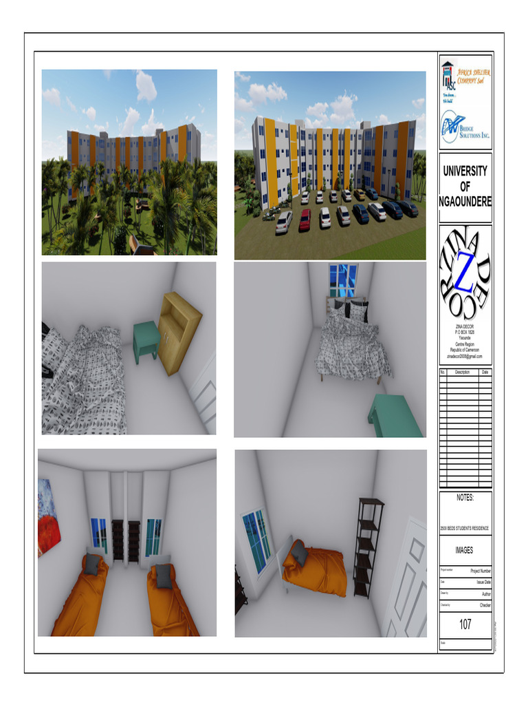 2500 Beds Students Residence-1 | PDF